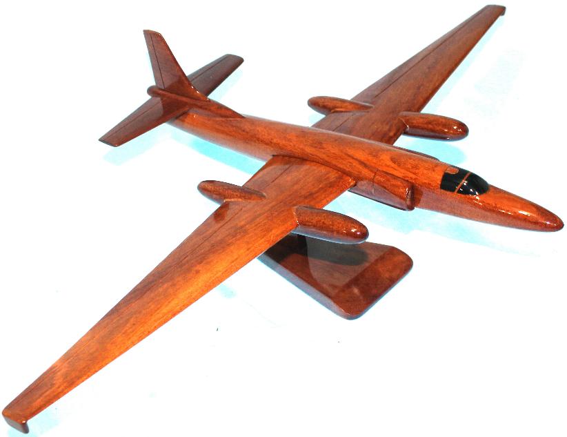U-2 Spy Plane wood model, desktop model airplane wooden aircraft